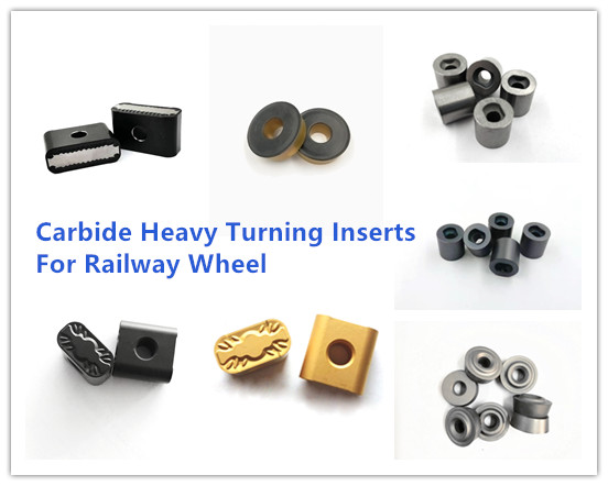 Cemented Carbide Heavy Turning Inserts Railway Inserts